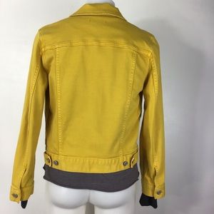J. Crew | Jackets & Coats | J Crew Yellow Jean Jacket | Poshmark